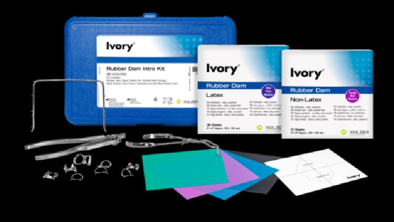 IVORY RUBBER DAM COMPLETE KIT - Davis Dental Supply