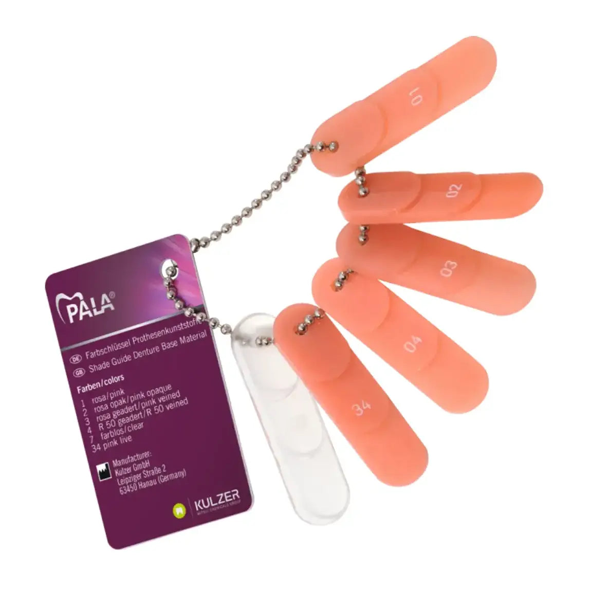 Pala Shade Guide, 64712020 - Davis Dental Supply